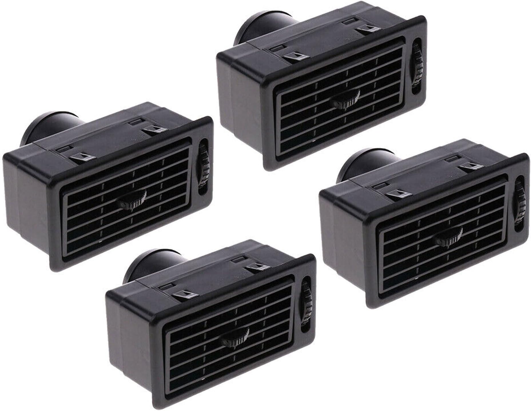 Amazon.com: TEAMWILL 4Pcs Black Heat AC Air Exhaust Vent Dash ...