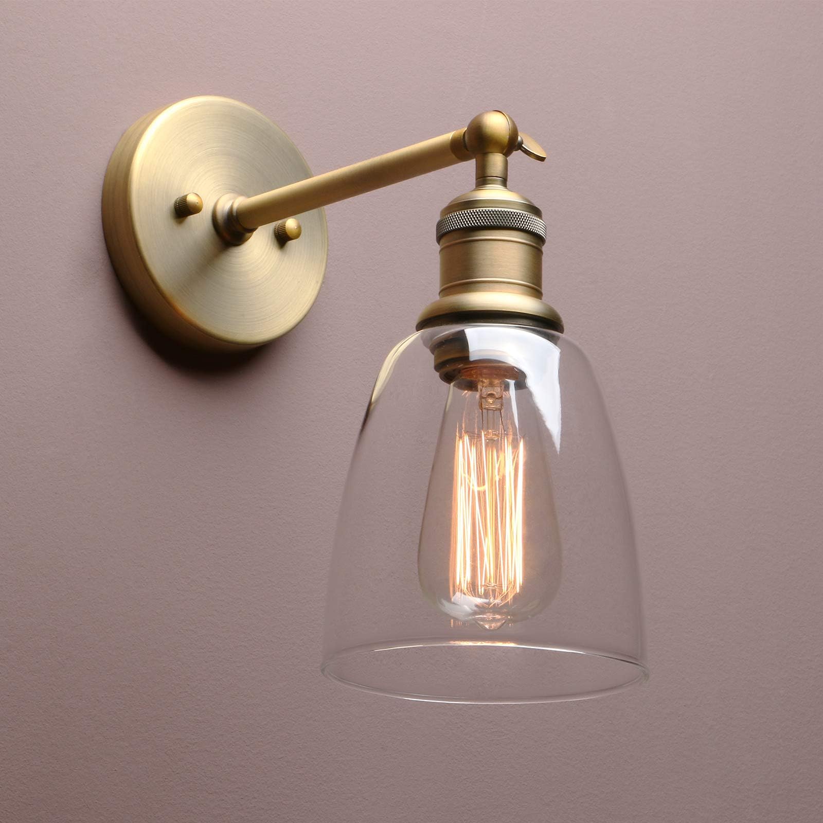 Yosoan Lighting Industrial Loft Bar Sconce Wall Lights Fittings, Retro ...