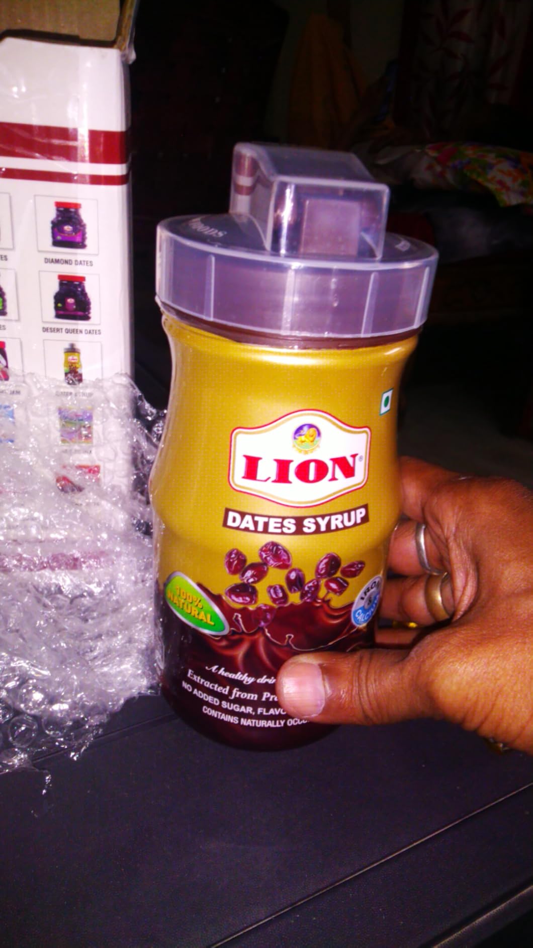 Lion Dates Liquid Syrup 1 Kg-100% Pure Dates Syrup-No Added Sugar And ...