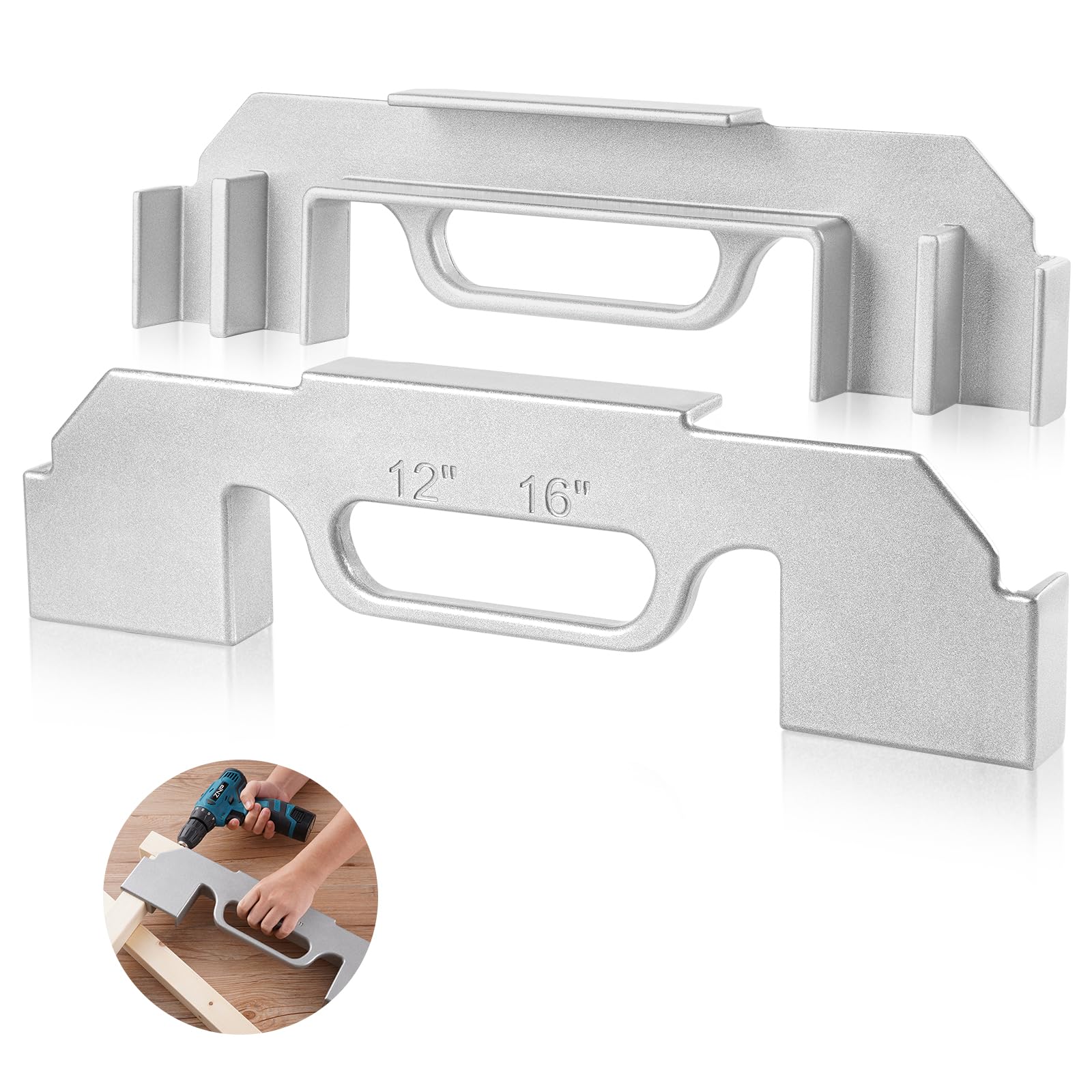 3 in 1 Framing Tools, 12", 14" & 16" On-Center Stud Layout Tool, 100% ...