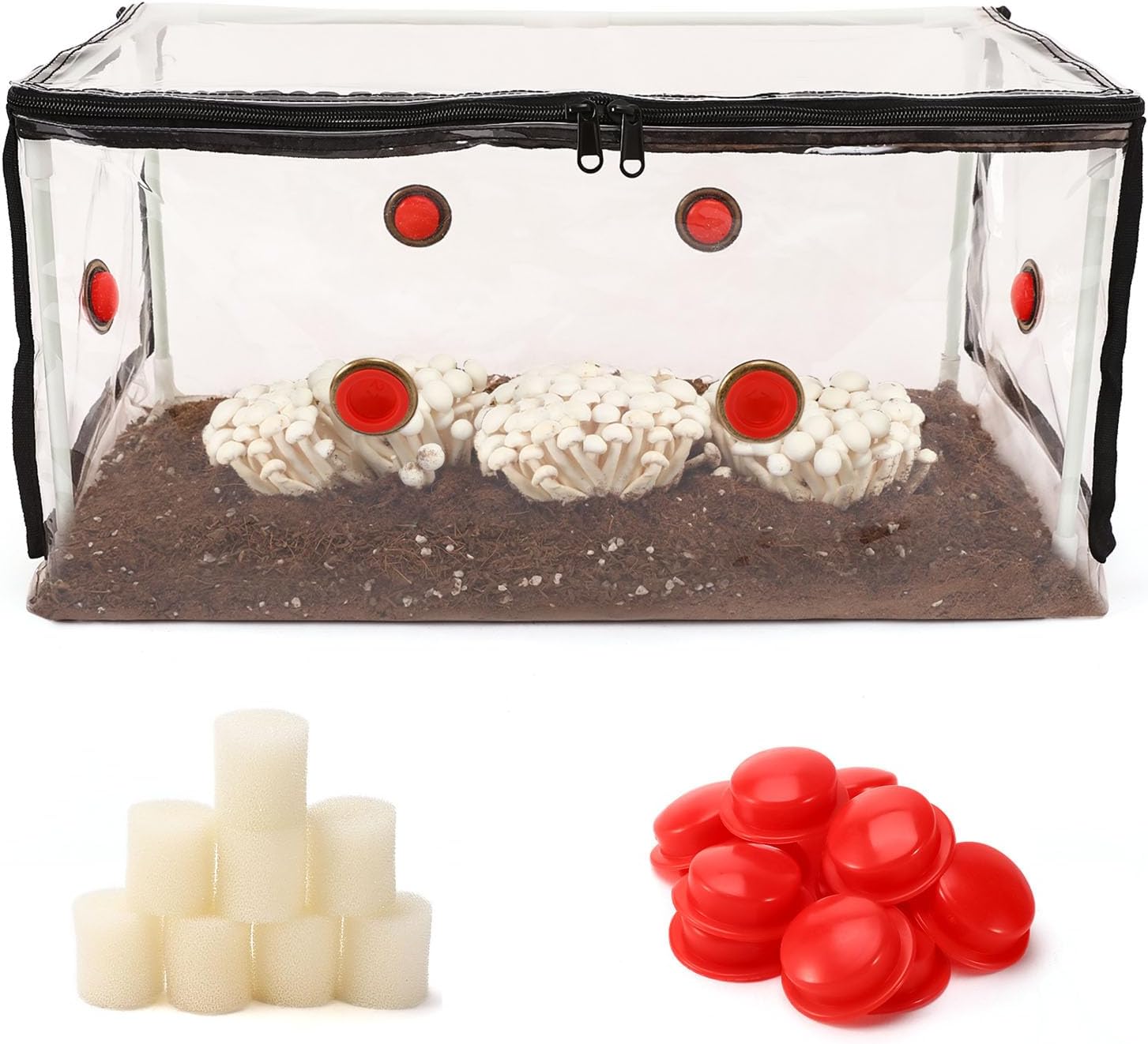 Amazon.com : MCCKLE Mushroom Monotub Kit, Mushroom Grow Bags,Home ...