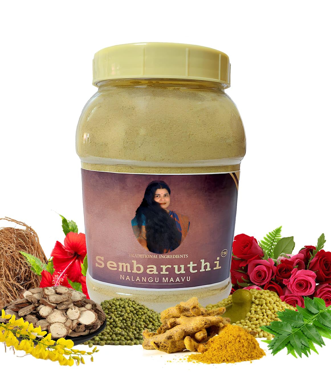 Buy Sembaruthi Herbal Nalangu Maavu/Sunnipindi/Ubtan for Women Skin ...