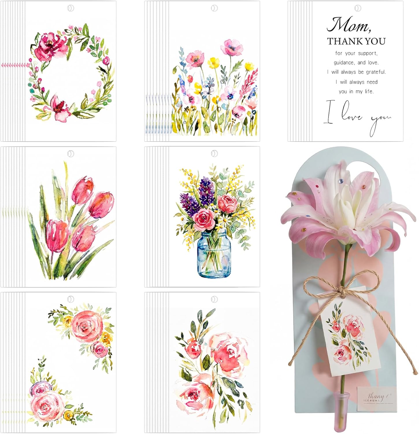 Amazon.com: Sabary 60 Pack Mother's Day Hanging Gift Tags Bulk 2.2 x 3. ...