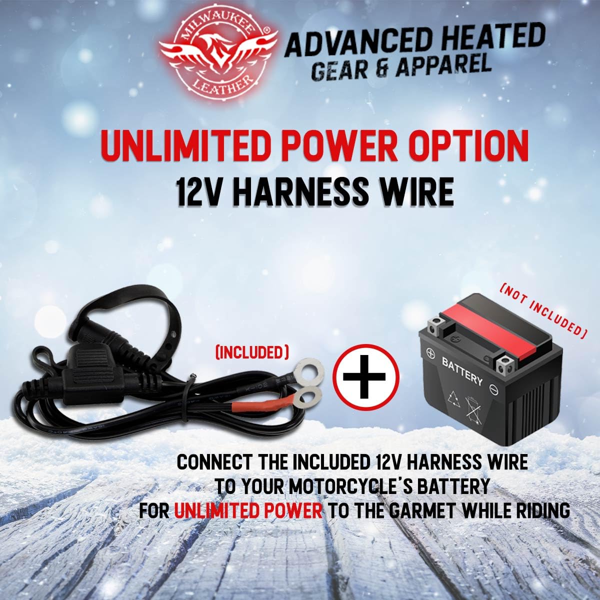 Milwaukee Leather MLM5513 Men's Black 'Heated' Motorcycle Leather ...