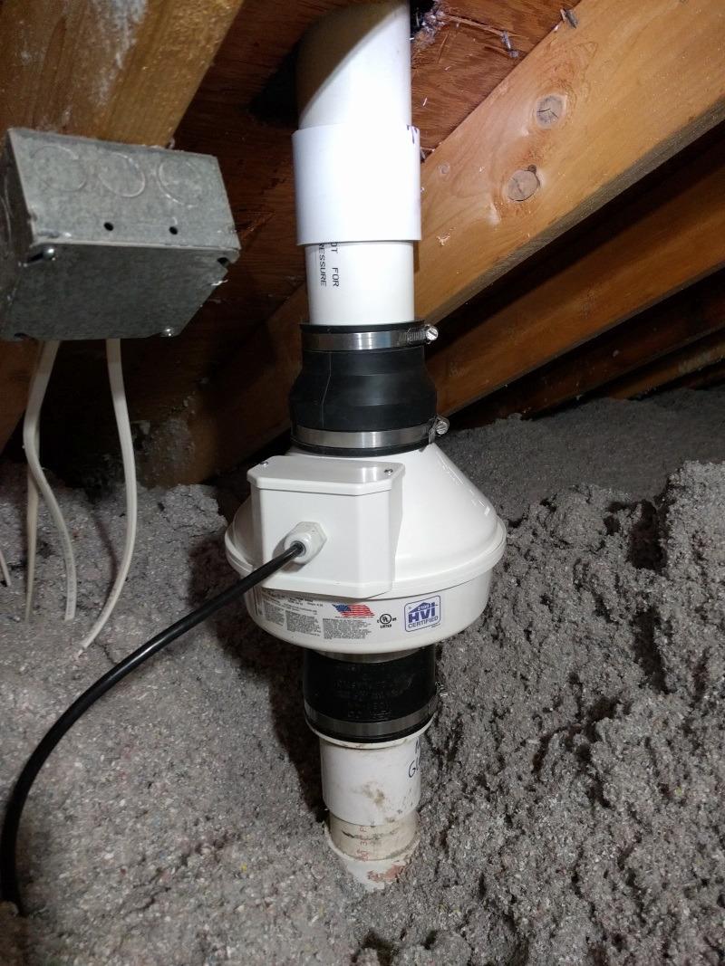 Fantech Rn1 Radon Fan 4.5" Duct - 90 CFM, Degrees_Fahrenheit, to Volts ...