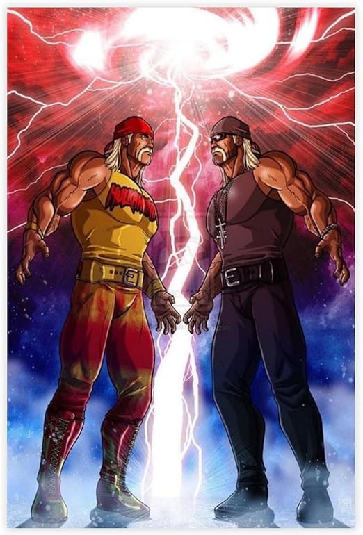 Amazon.com: TENMGA Hulk Hogan Canvas Poster Bedroom Decor Landscape ...