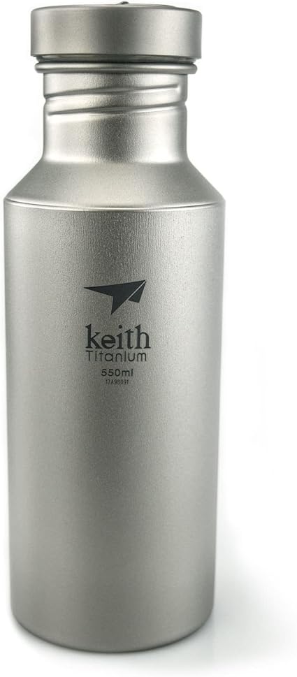 Amazon.com: Keith Titanium Ti3031 Plastic-Free Sport Bottle - 18.6 fl ...