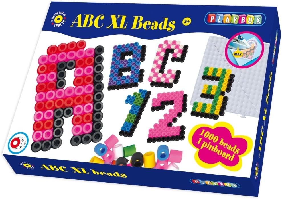 Amazon.com: Playbox ABC Bead Set 1000
