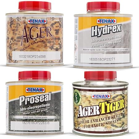 Tenax AGER Color Enhancing Granite Sealer, Marble Sealer, Stone Sealer ...