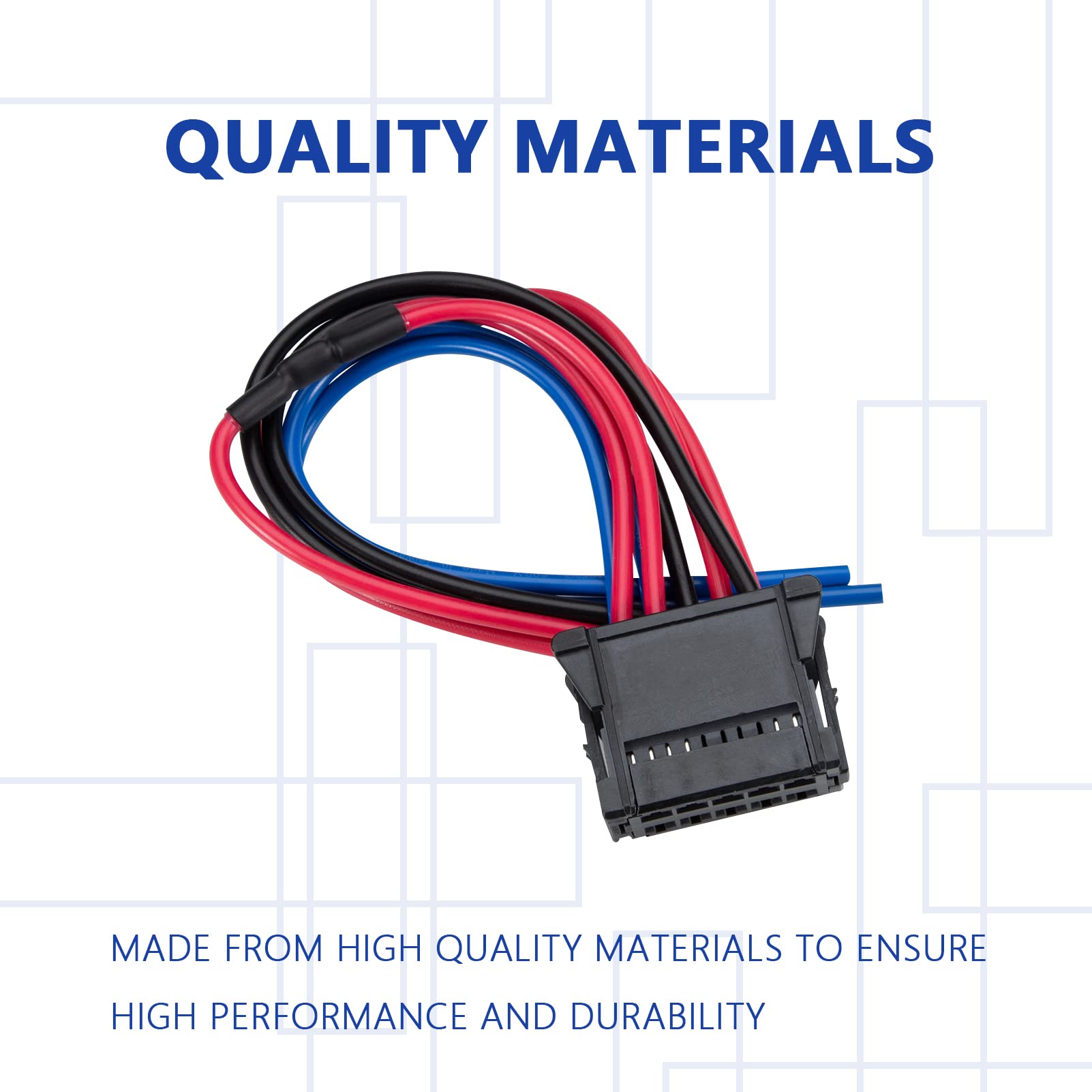 New Blower Motor Heater Fan Resistor Connector/wire For Nissan Tiida
