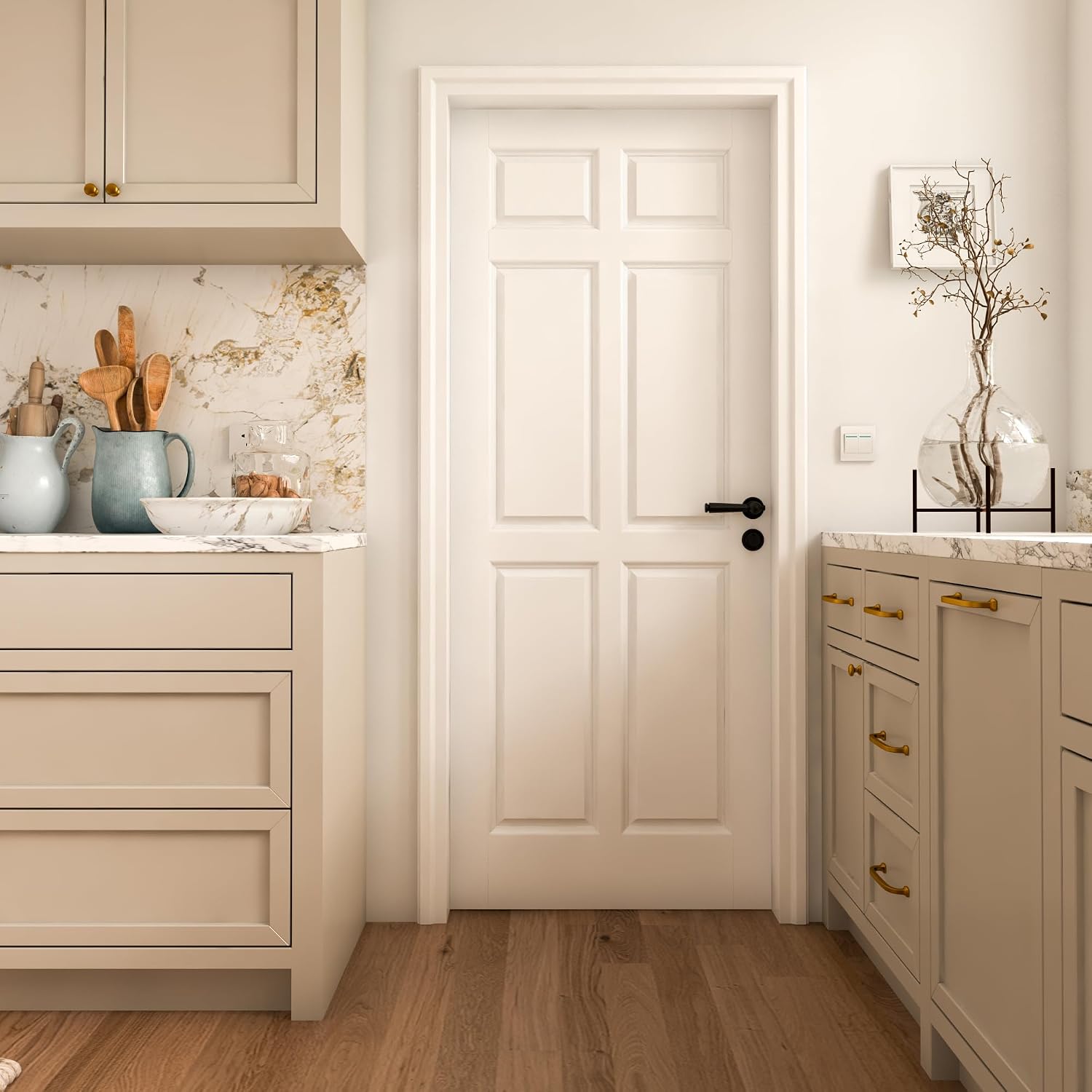 30x 80 Slab Door, 6-Panel Interior French Door Thailand | Ubuy