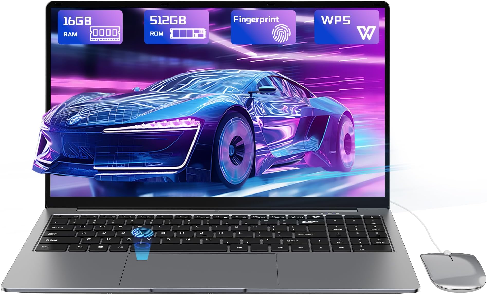 Amazon.com: SAINTDISE 15.6 inch Laptop,16GB RAM LPDDR4 512GB SDD ...