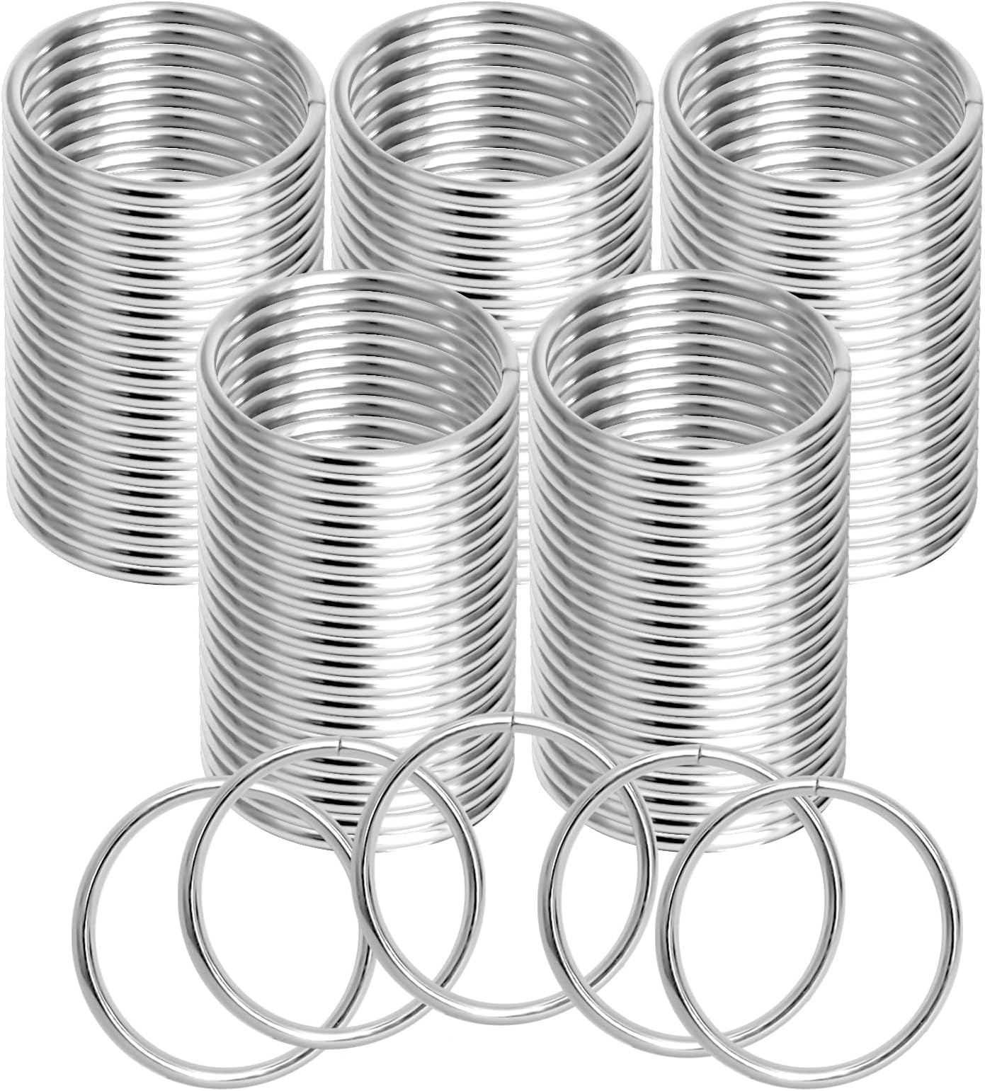 Amazon.com: Iconikal Metal Macrame Rings, 2-Inch Diameter, 3mm Thick ...