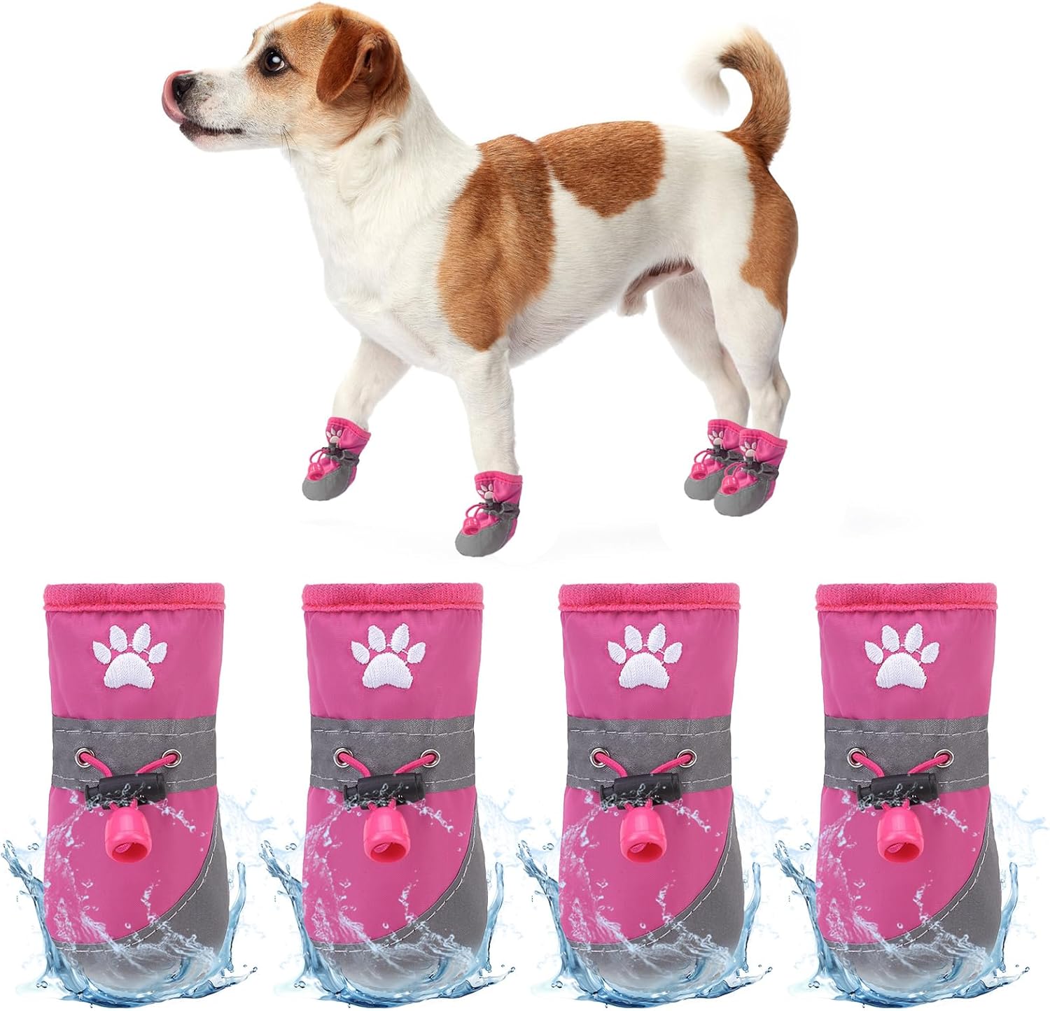 Amazon.com : SCENEREAL Dog Shoes Small Sized Dogs, Anti-Slip Dogs Boots ...