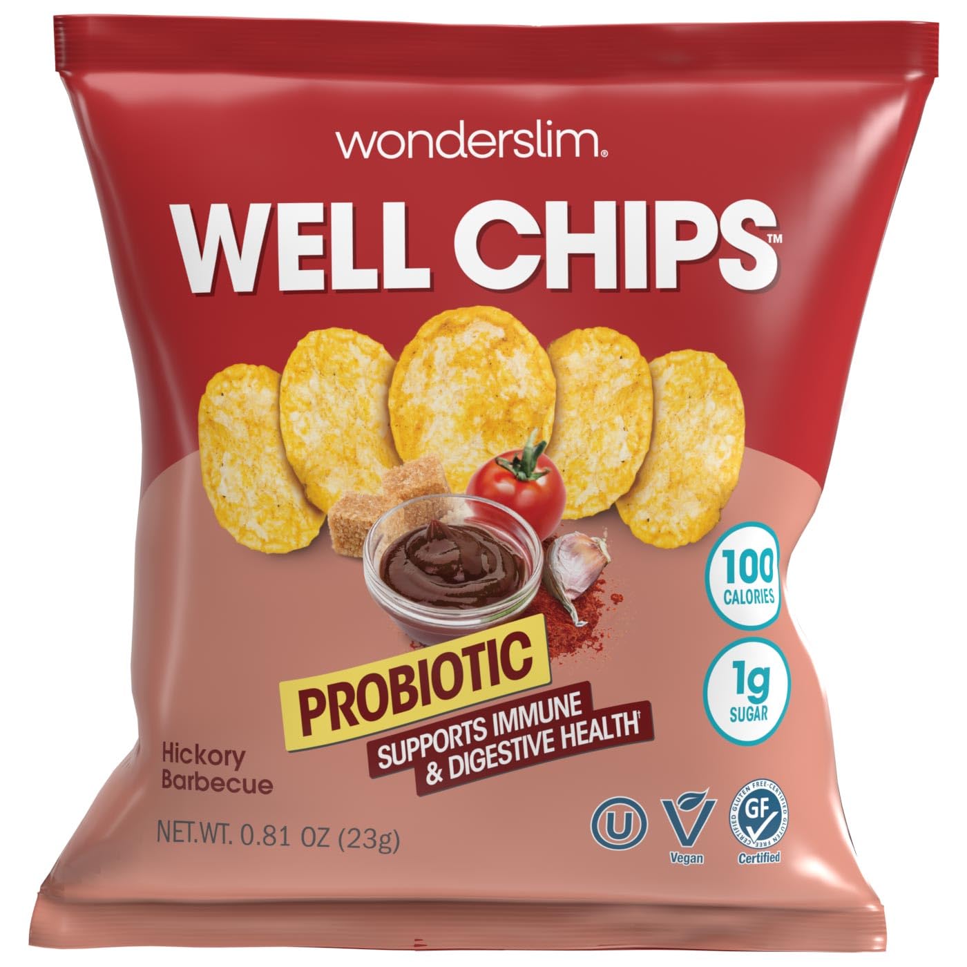 Amazon.com: WonderSlim Potato Well Chips, Hickory Barbecue, With ...