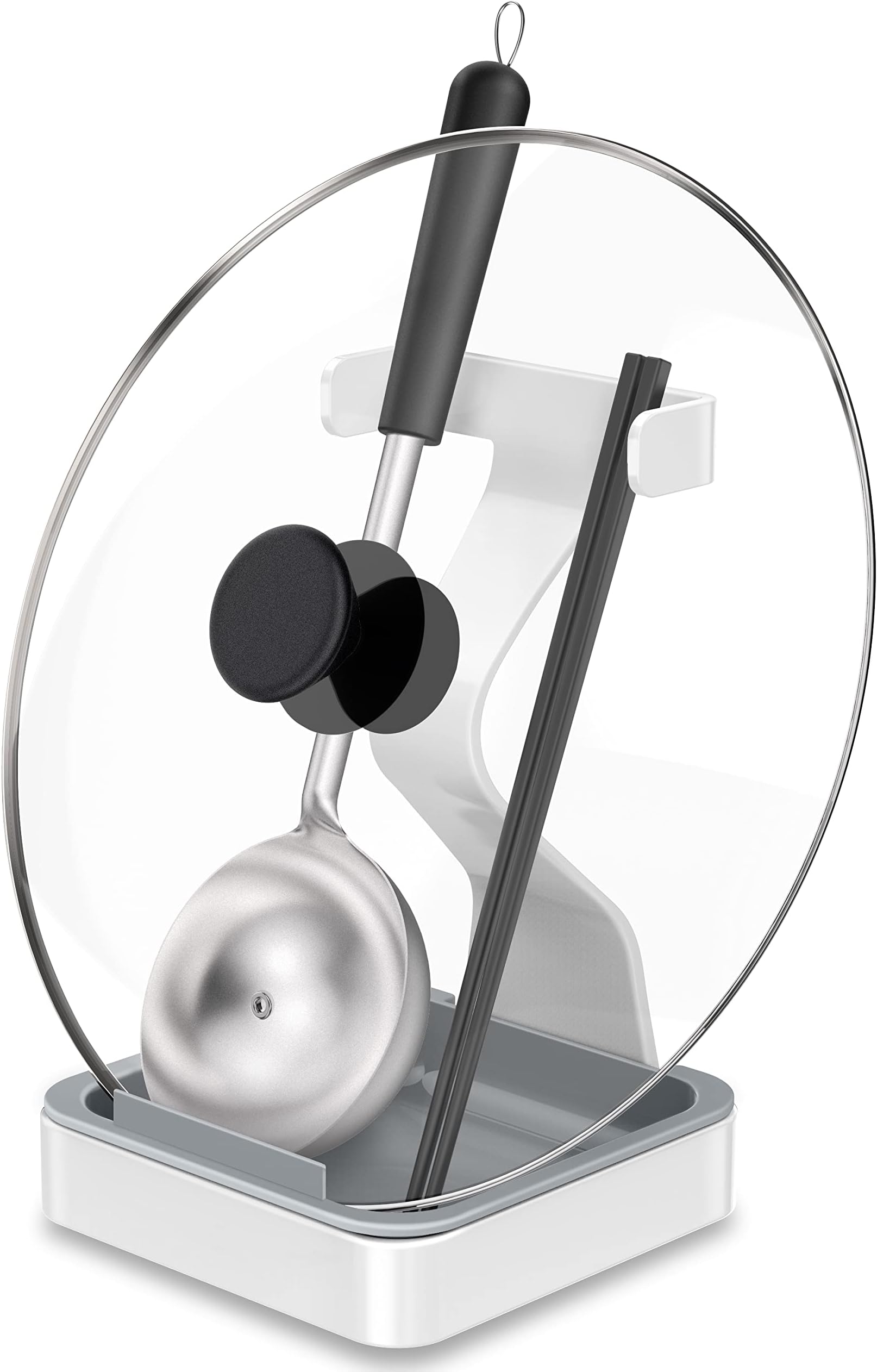 Amazon.com - Pot Lid Holder, Pot Lid Organizer, Kitchen Organizer Rack ...