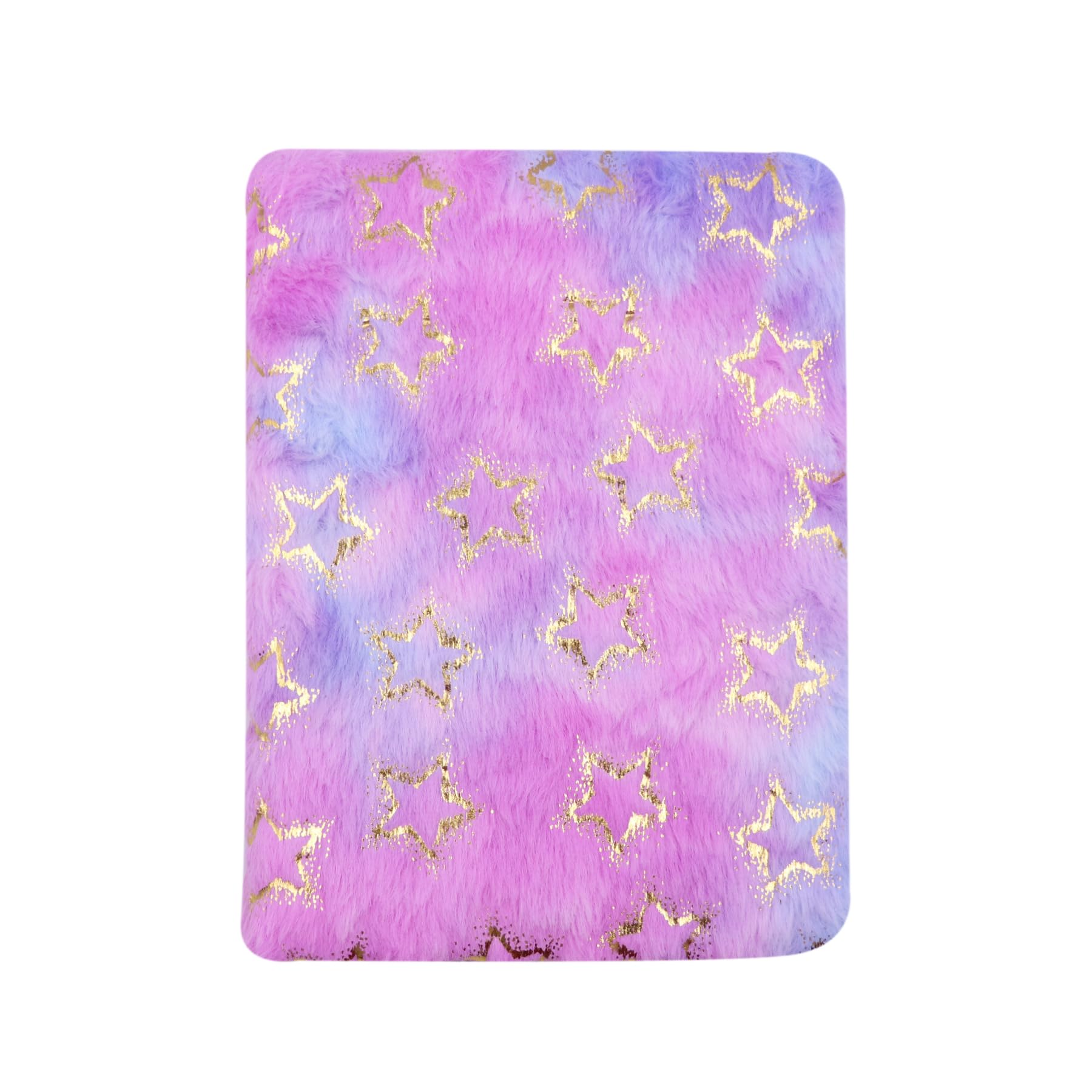 Amazon.com : Starry Notebook Plush Diary for Girls Teens Fuzzy Journal ...