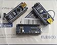 Amazon.com: ELEGOO Pre-soldered Nano Board CH 340/ATmega+328P with USB ...