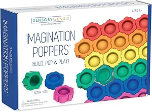Amazon.com: MindWare Sensory Genius Imagination Poppers — Fun Fidget ...