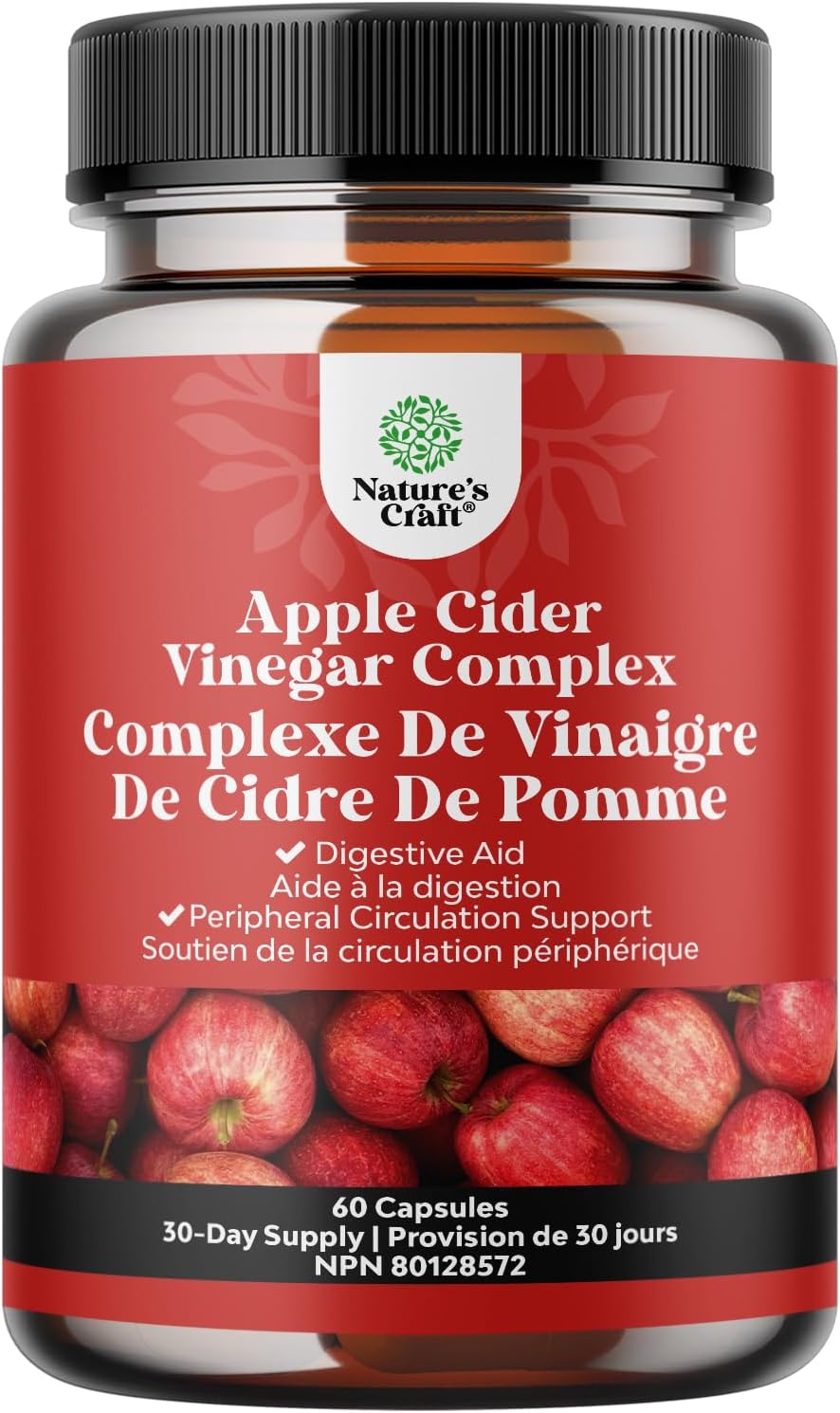 Potent Apple Cider Vinegar Capsules – ACV Pills Nutritional Supplements ...