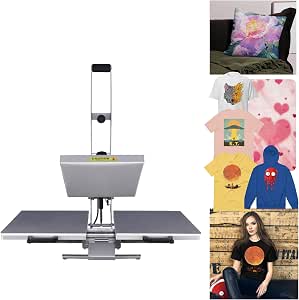 Amazon.com: ZJBFXY88 16x24 Auto Open Dual Platen Heat Press Machine ...