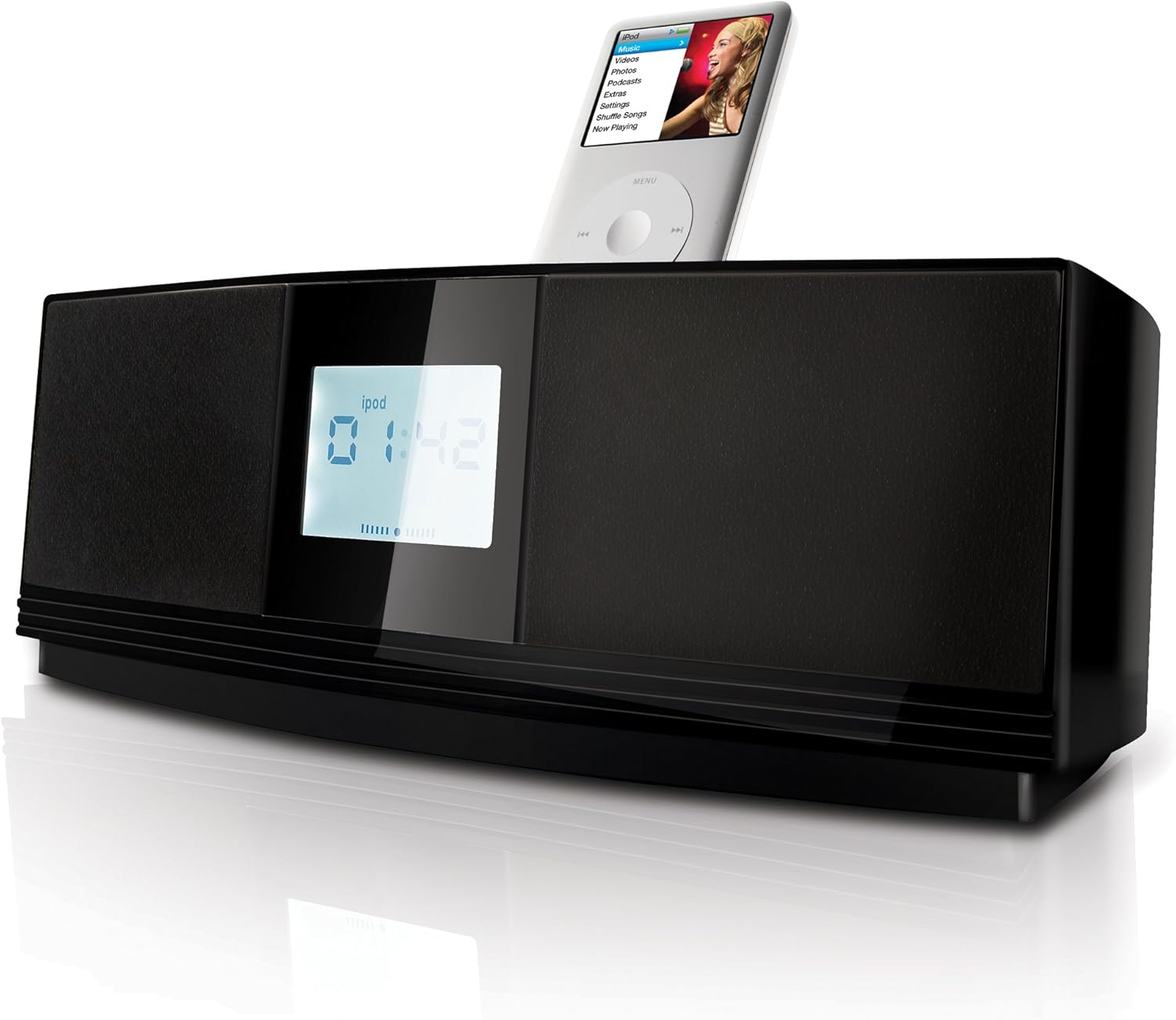 Amazon.com: Coby FM Clock Radio with Dock for iPod and MP3 Players ...