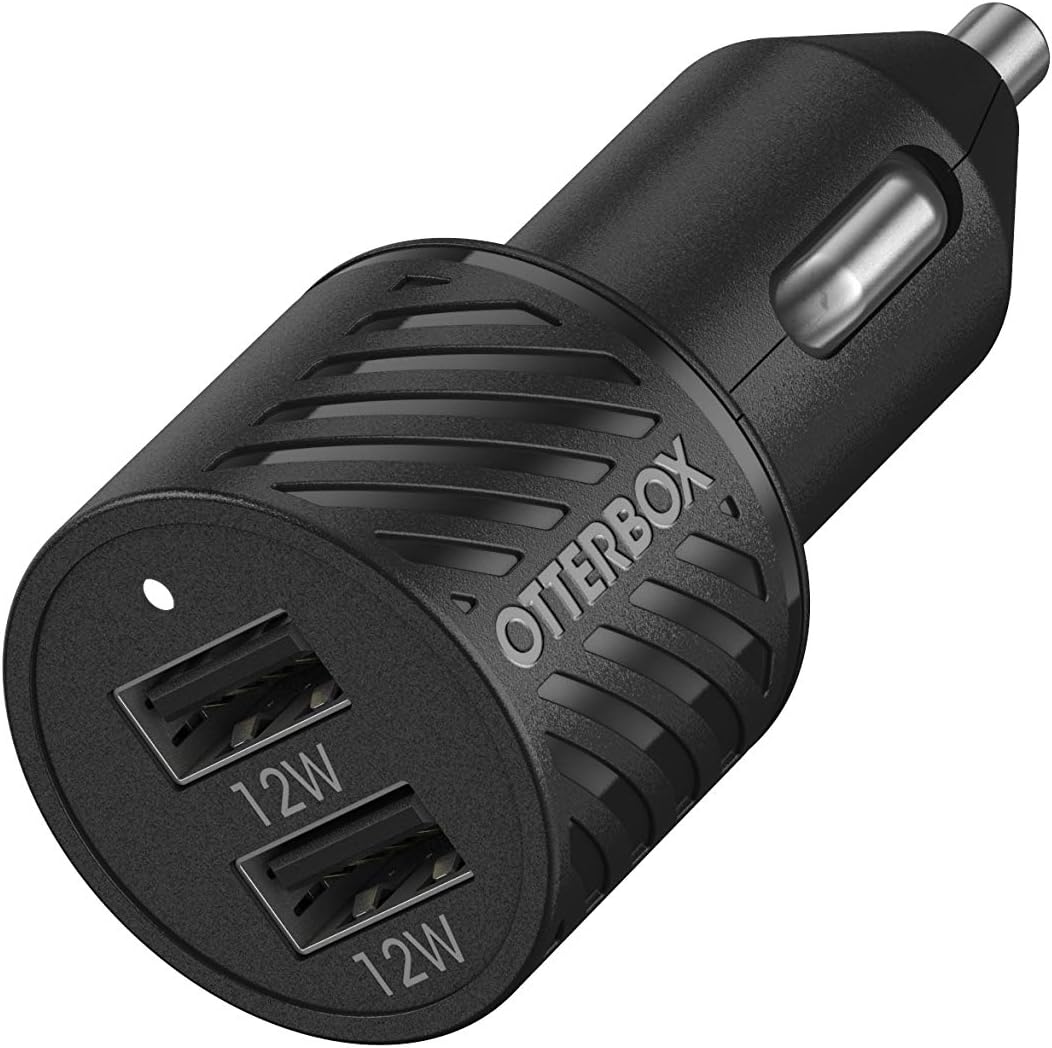 Amazon.com: OtterBox USB-A Dual Port Car Charger, 24W Combined - Cloud ...