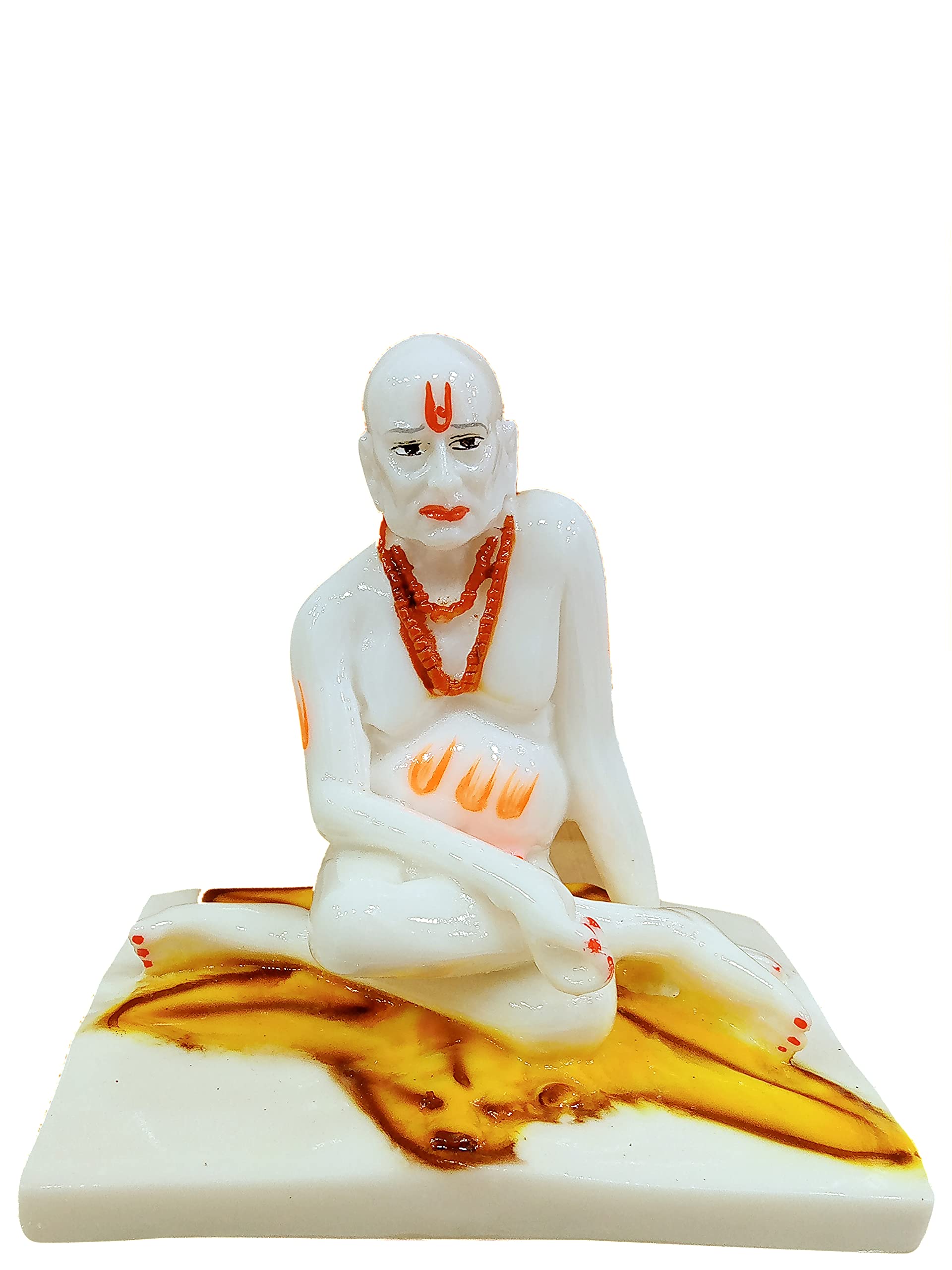 Buy Swami Samarth Marble Idol Decorative Swami Samarth Gift Type ...