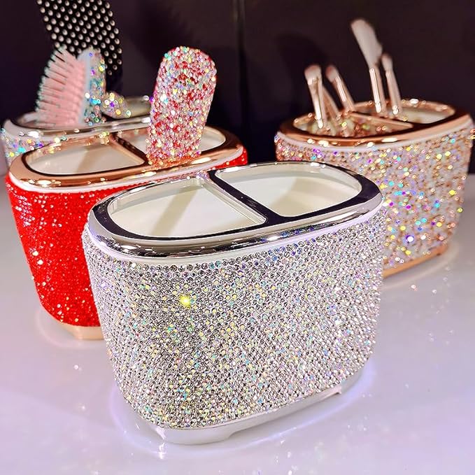 Amazon.com: Bestbling Luxury Bling Rhinestone-Embellished Makeup ...