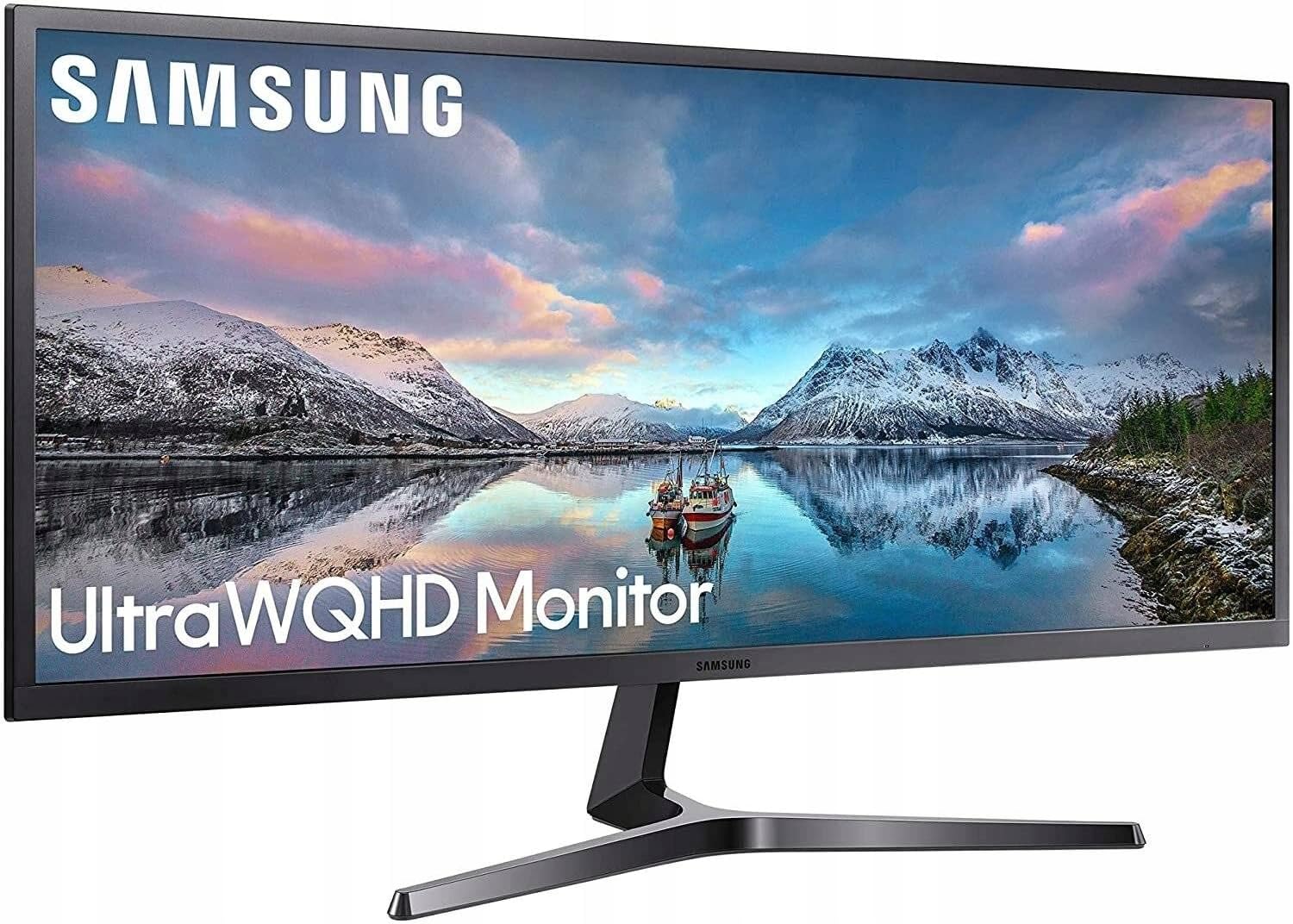 SAMSUNG S34J550WQR Ecran PC Ultra-Large, Dalle VA 34", Résolution UWXGA ...