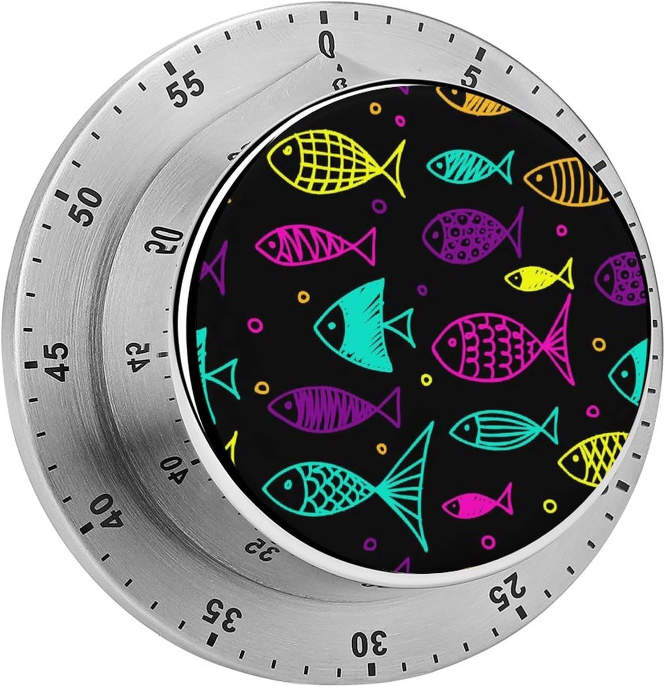 Handgemalter Fisch Küchentimer Eieruhr Mit Timer-Funktion, Küchenwecker ...