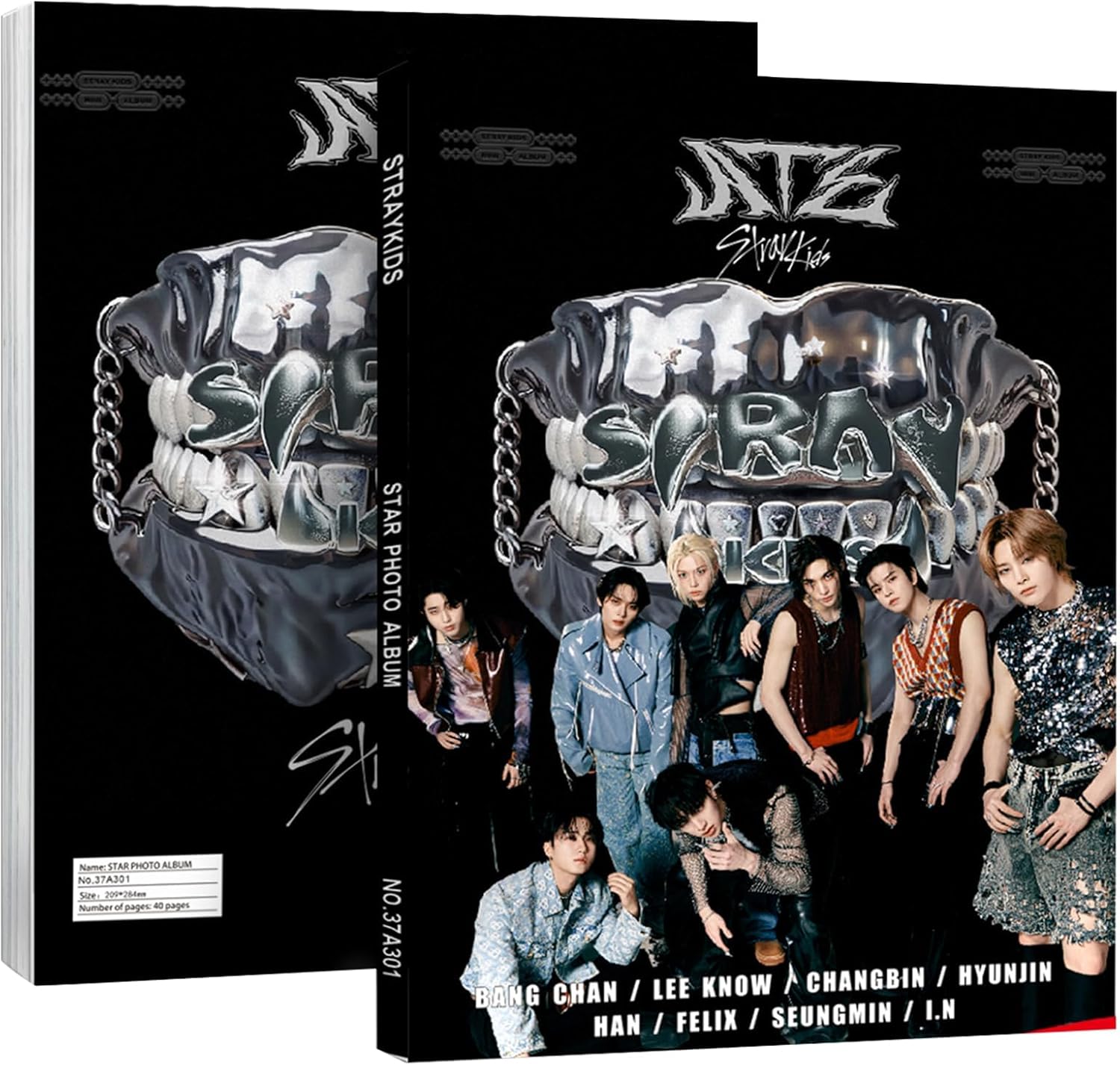 Amazon.com: KPOPBP Stray Kids ATE Album Book 40 Sheets Photobook Kpop ...