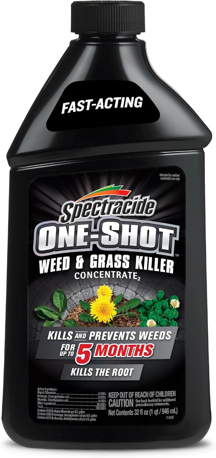 Amazon.com : Spectracide One-Shot Weed & Grass Killer, 32 Ounce ...