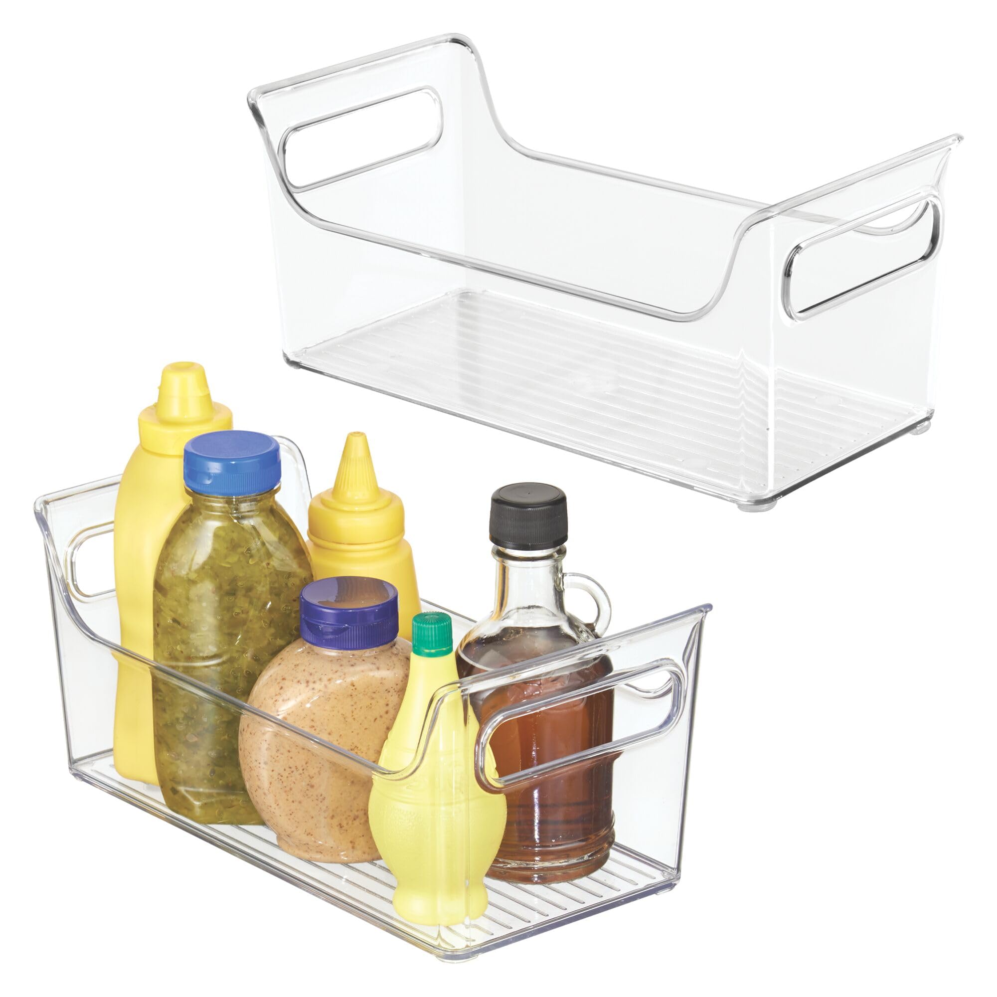 Amazon.com: iDesign Condiment Organizer for Fridge - Plastic Fridge ...