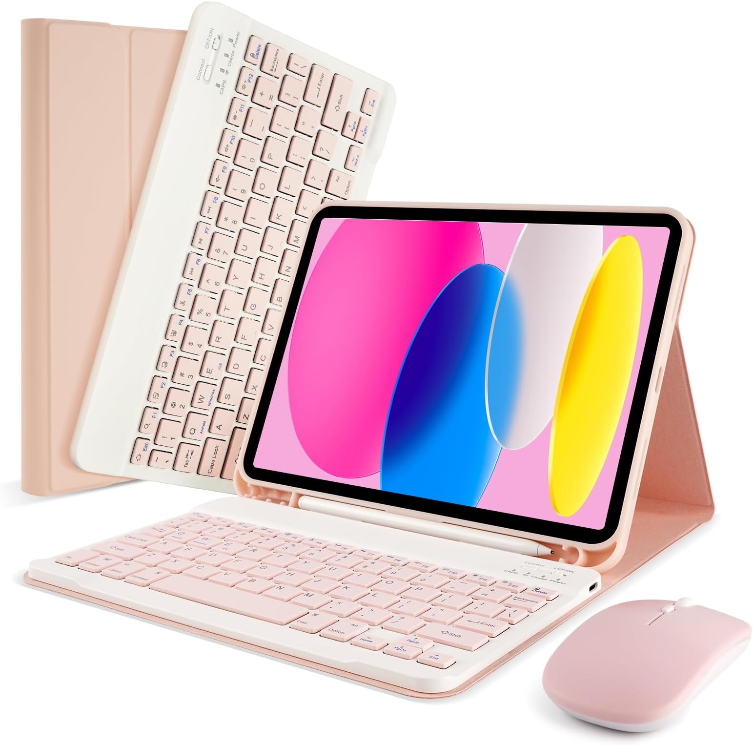 Amazon.com: LAMA Wireless Keyboard Case with Mouse for iPad 10th ...
