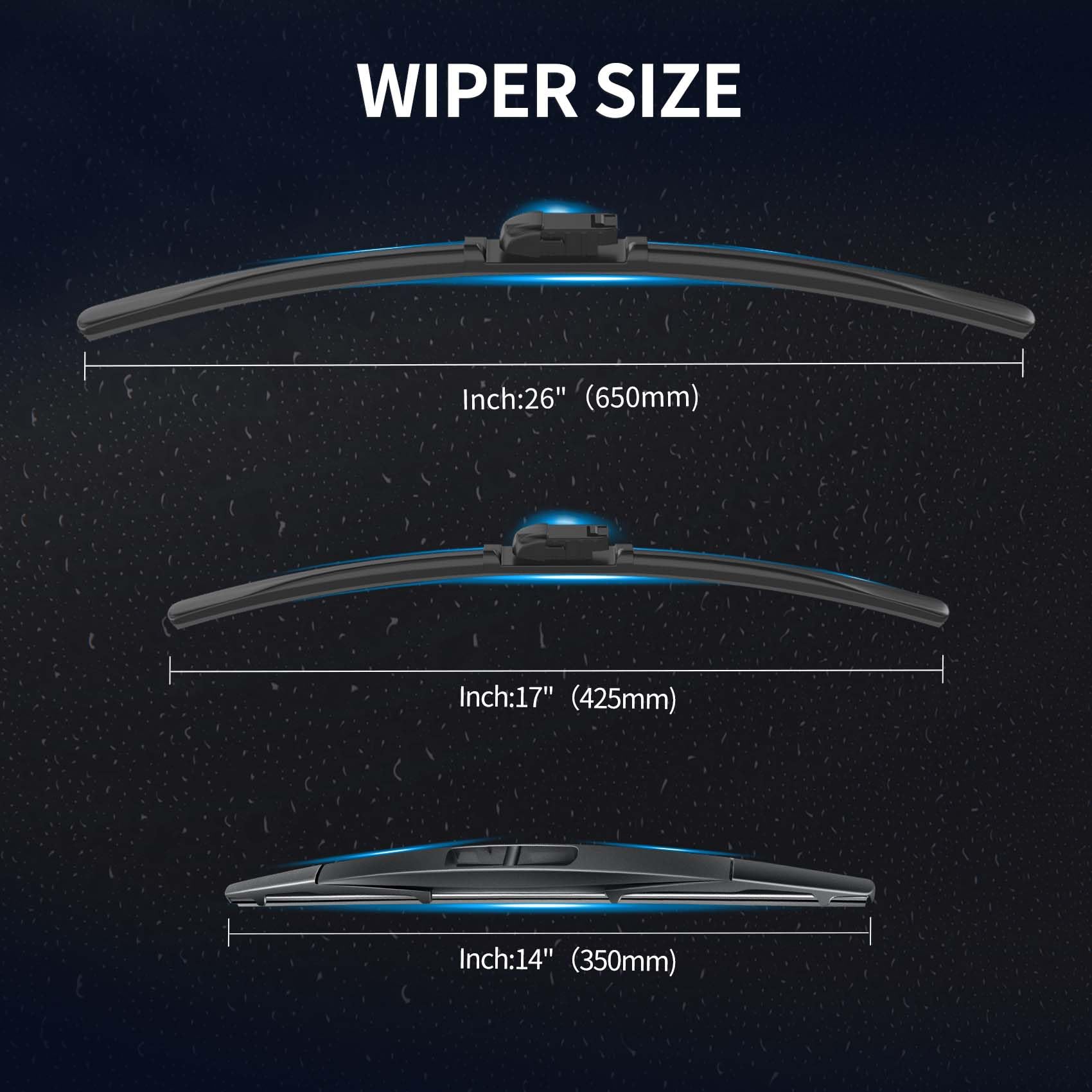 2020 Subaru Forester Wiper Blade Size