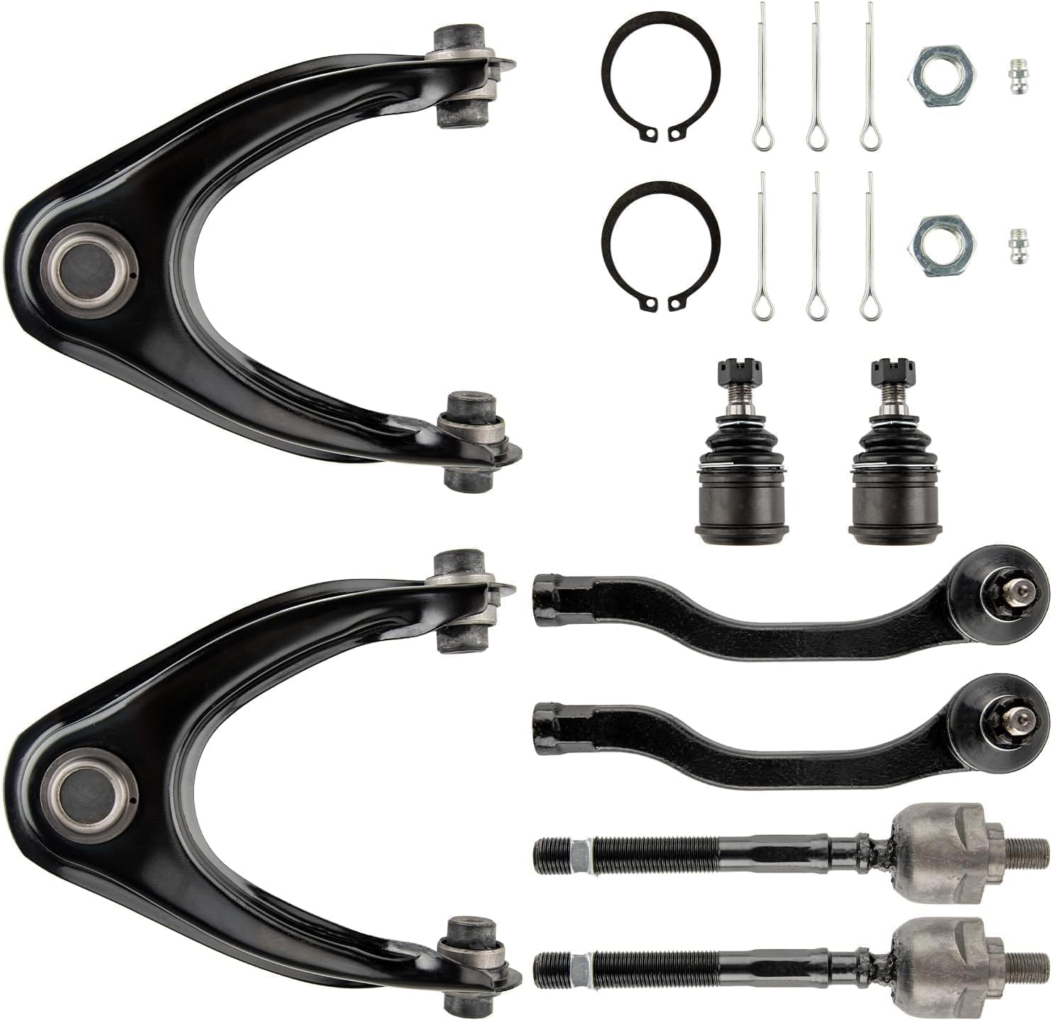 Amazon.com: Torchbeam 10Pcs Front Upper Control Arms, Suspension Kit ...