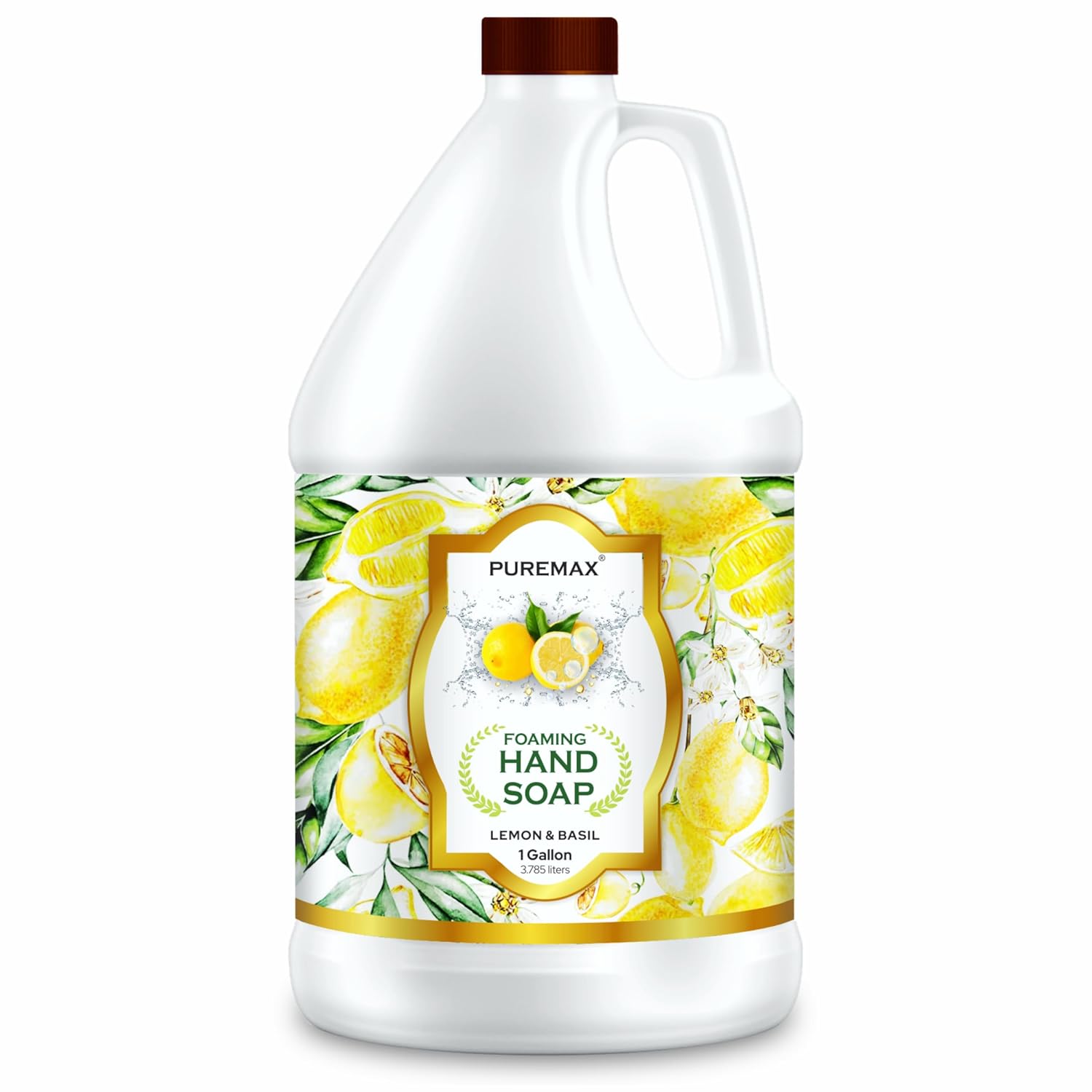 Amazon.com : Puremax Foaming Hand Soap Refills | Lemon Basil | All ...