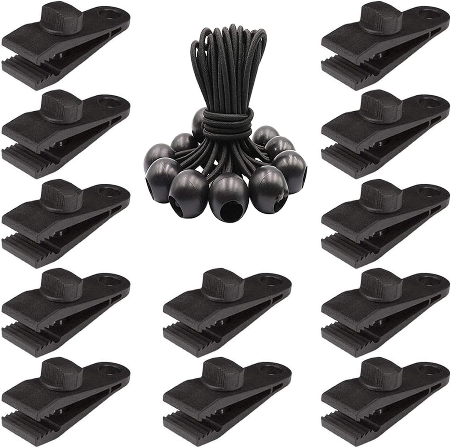 Amazon.com: Tarp Clips Heavy Duty Lock Grip, 24 Pack Tarp Clamps, Shade ...