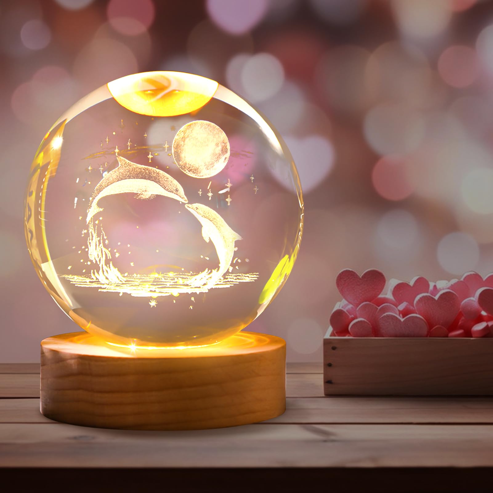 Crystal Ball Lamp To Light