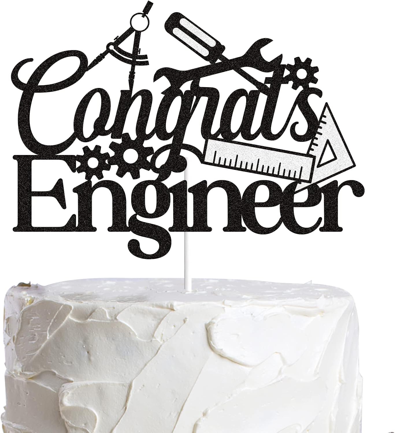 Amazon.com: Congrats Engineer Happy Graduation Cake Topper Class of ...