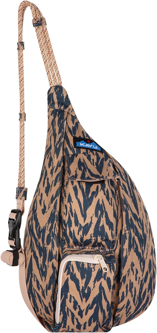 Amazon.com: KAVU Mini Rope Bag Cotton Crossbody Sling - Chevron Shore ...