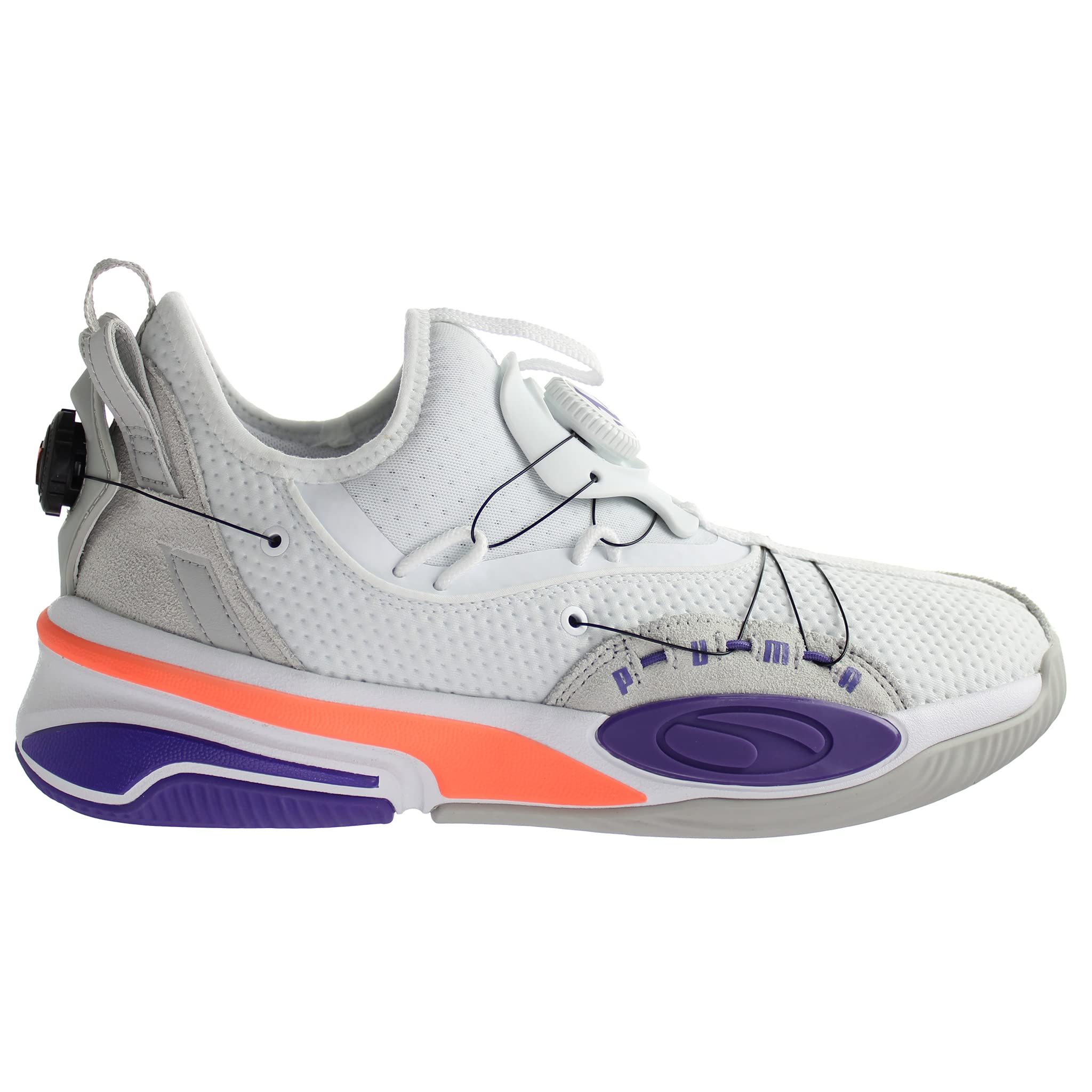 PUMA Double Disc White-Ultra Violet DISC Synthetic Mens Trainers 194277 ...