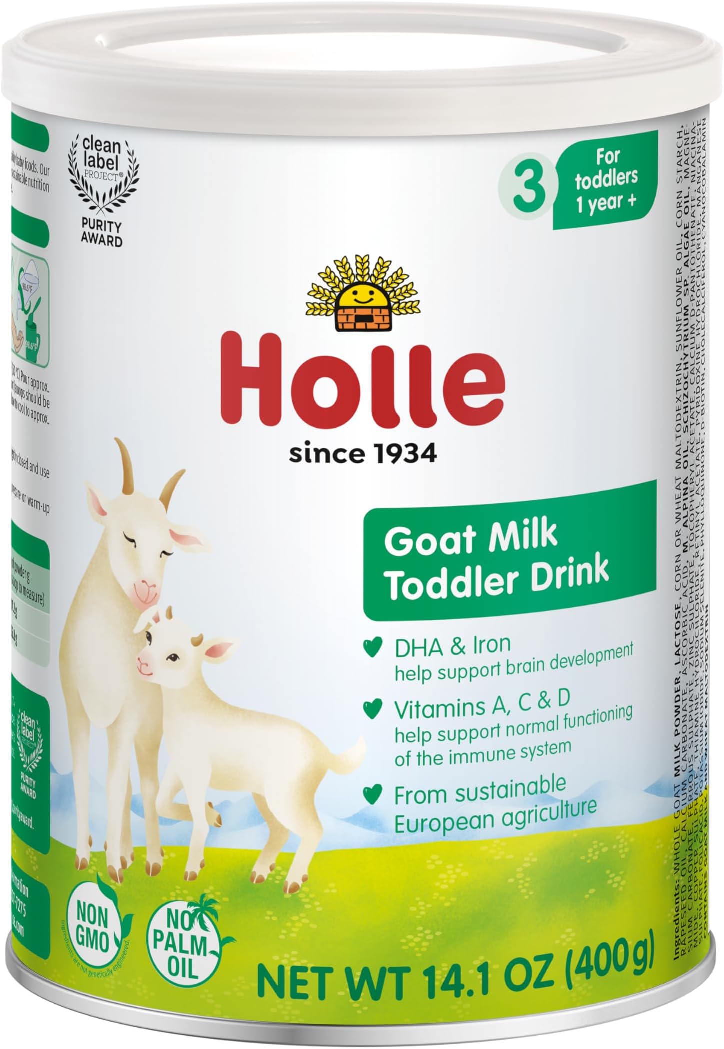 Amazon.com: Holle Organic Goat Milk Toddler Drink – Non-GMO Gentle ...