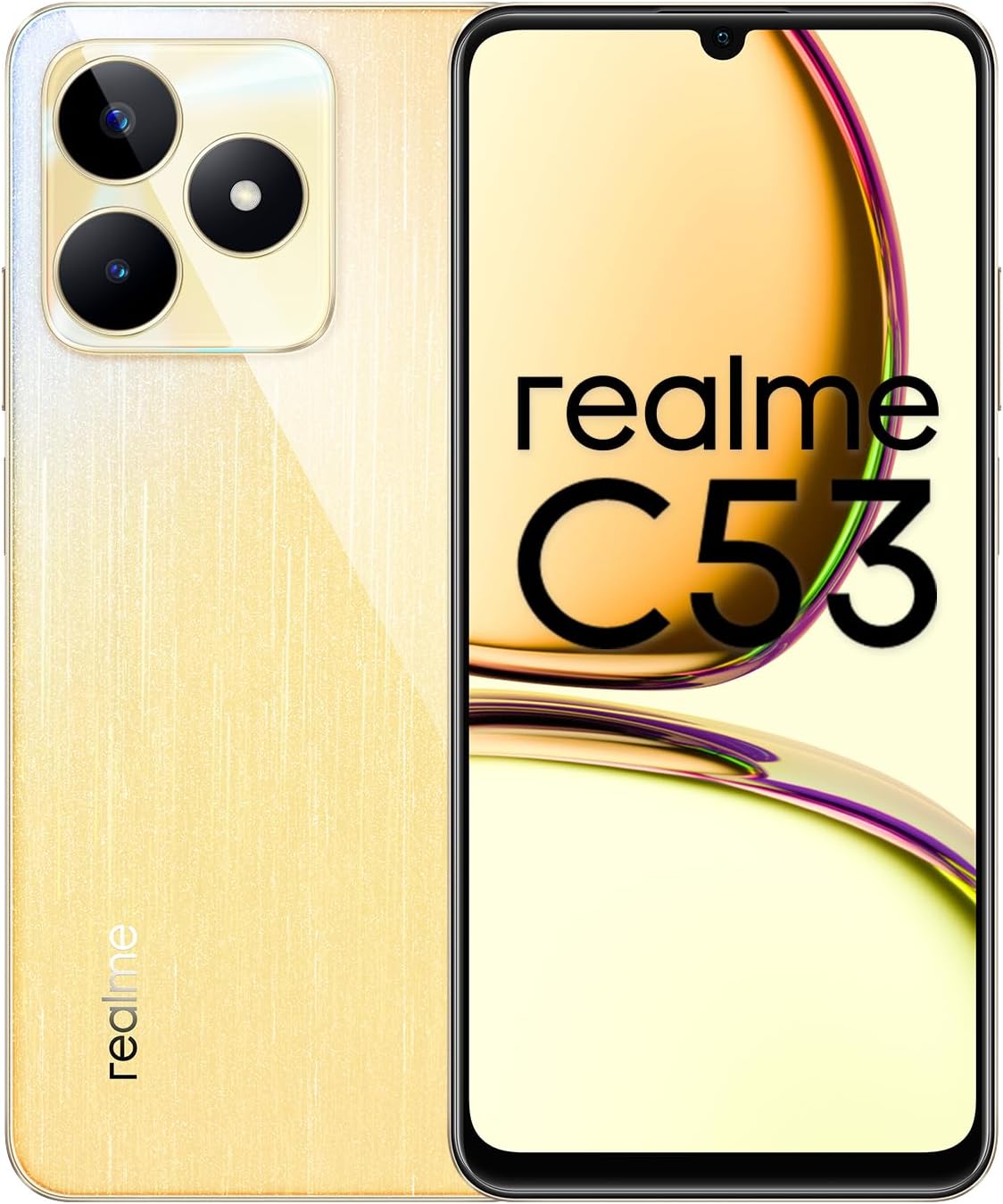realme Smartphone C53, color oro, 6GB RAM 128GB : Amazon.it: Elettronica