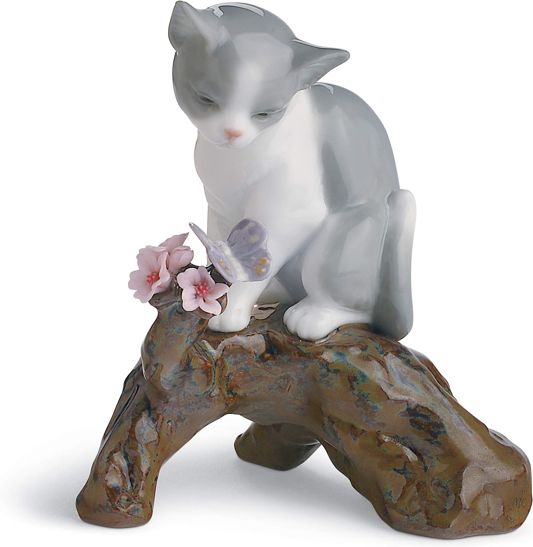 Amazon.com: Lladro Following Her Cats Figurine : Home & Kitchen