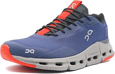 On Men's Cloudnova Form Sneakers, Denim | Red, 10 : Amazon.com.au ...