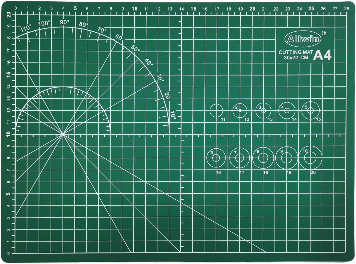 Amazon.com: SCIKHEFT A4 Self Healing Cutting Mat - Double Sided Craft ...