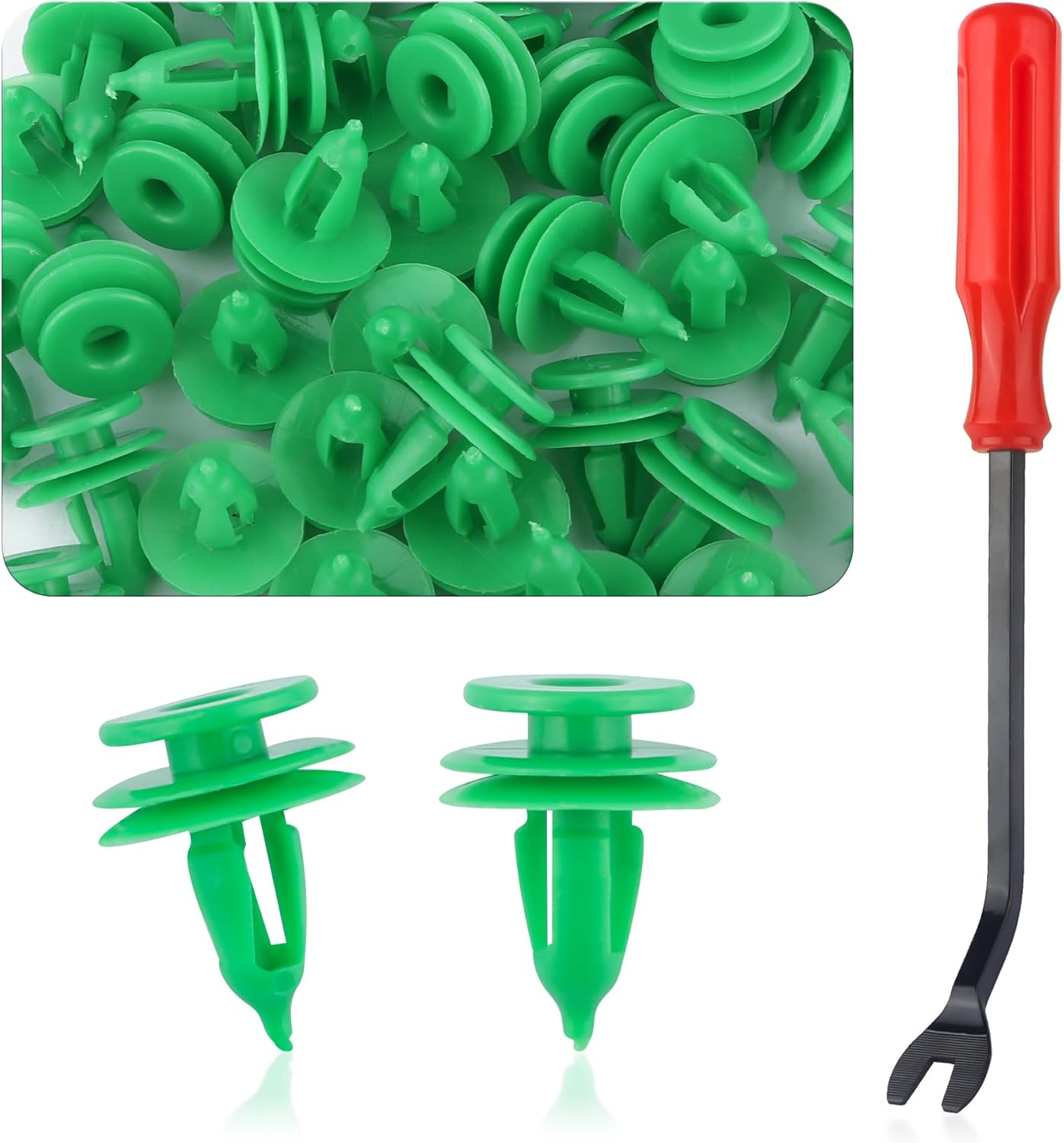 Amazon.com: 100PCS Door Panel Clips with Fastener Removal Tool,Door ...