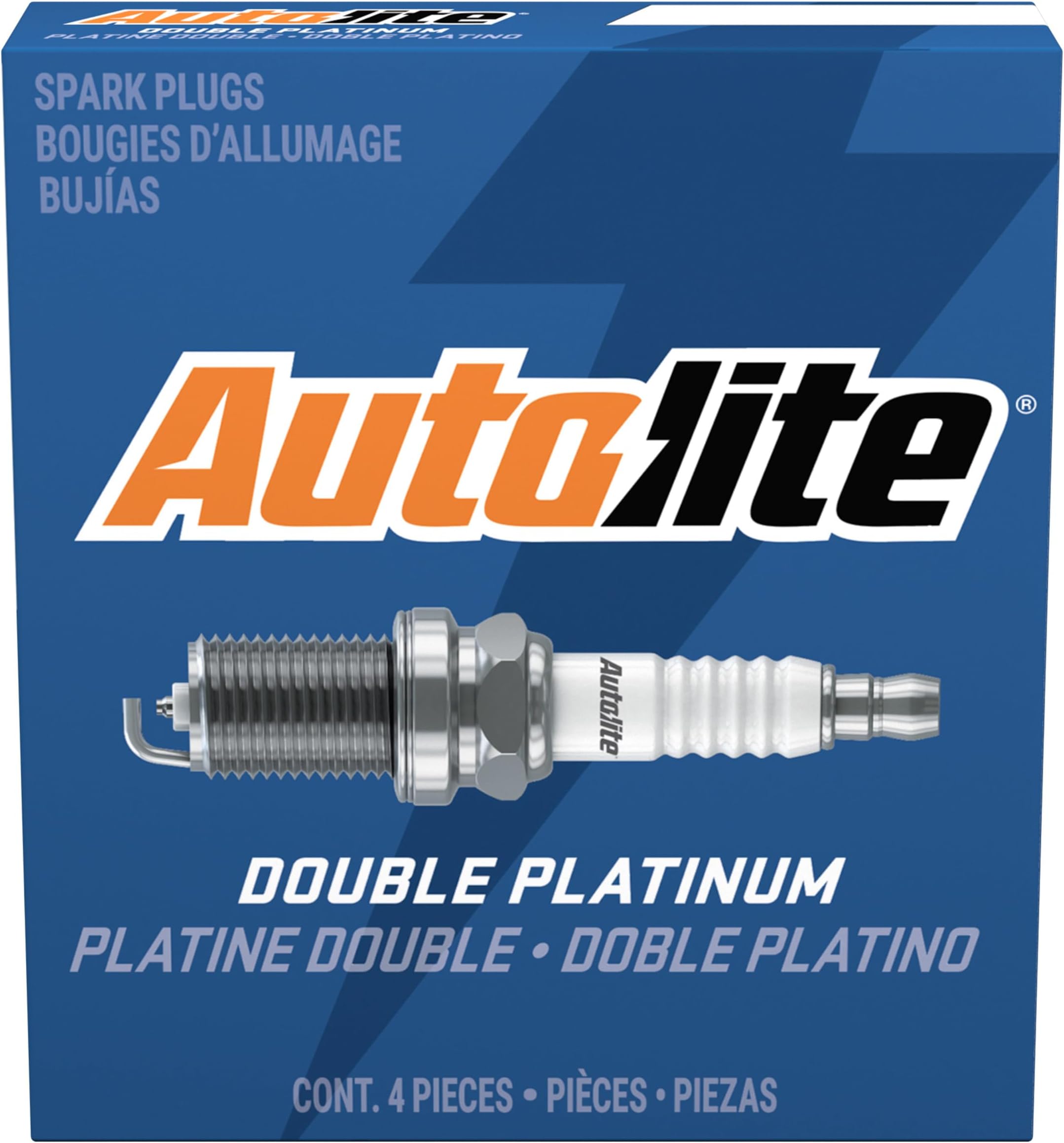 Autolite APP5683 Double Platinum Automotive Replacement Spark Plugs (4 ...